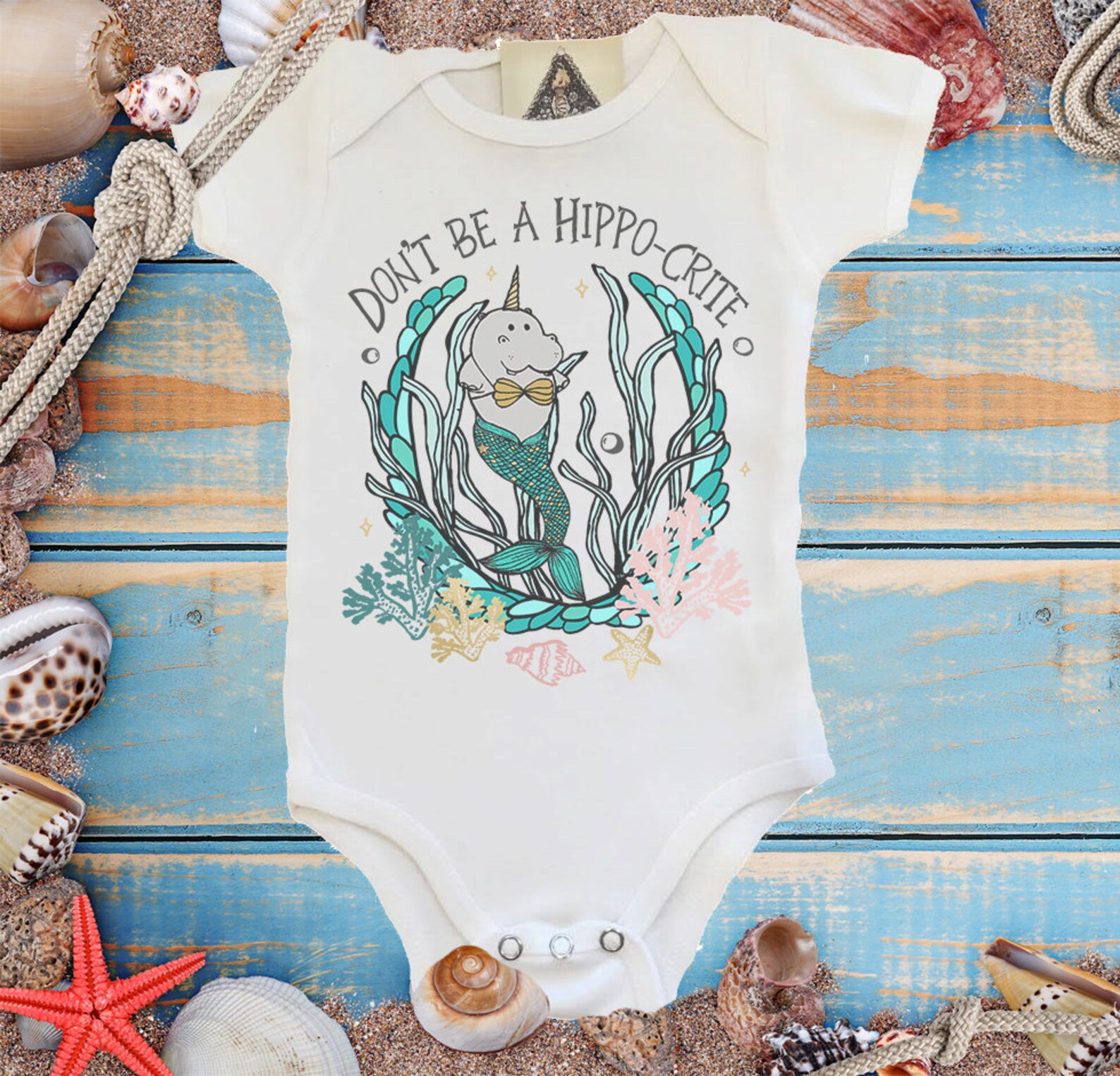 Mermaid Unicorn Bodysuit Funny Mermaid Bodysuit Funny | Etsy