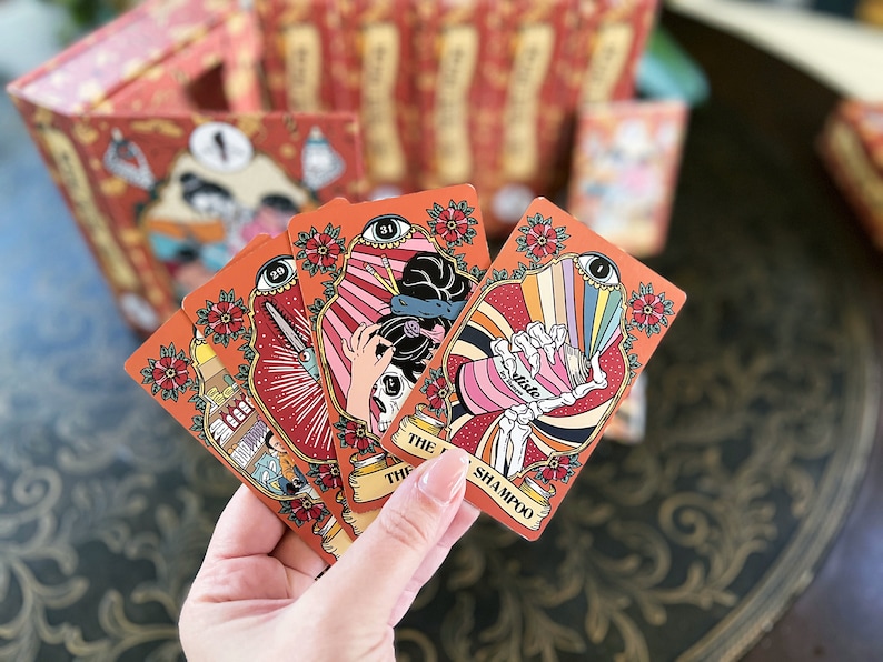 The Mom Deck Skeleton Mom Tarot Deck Tarot Card Mom Oracle - Etsy