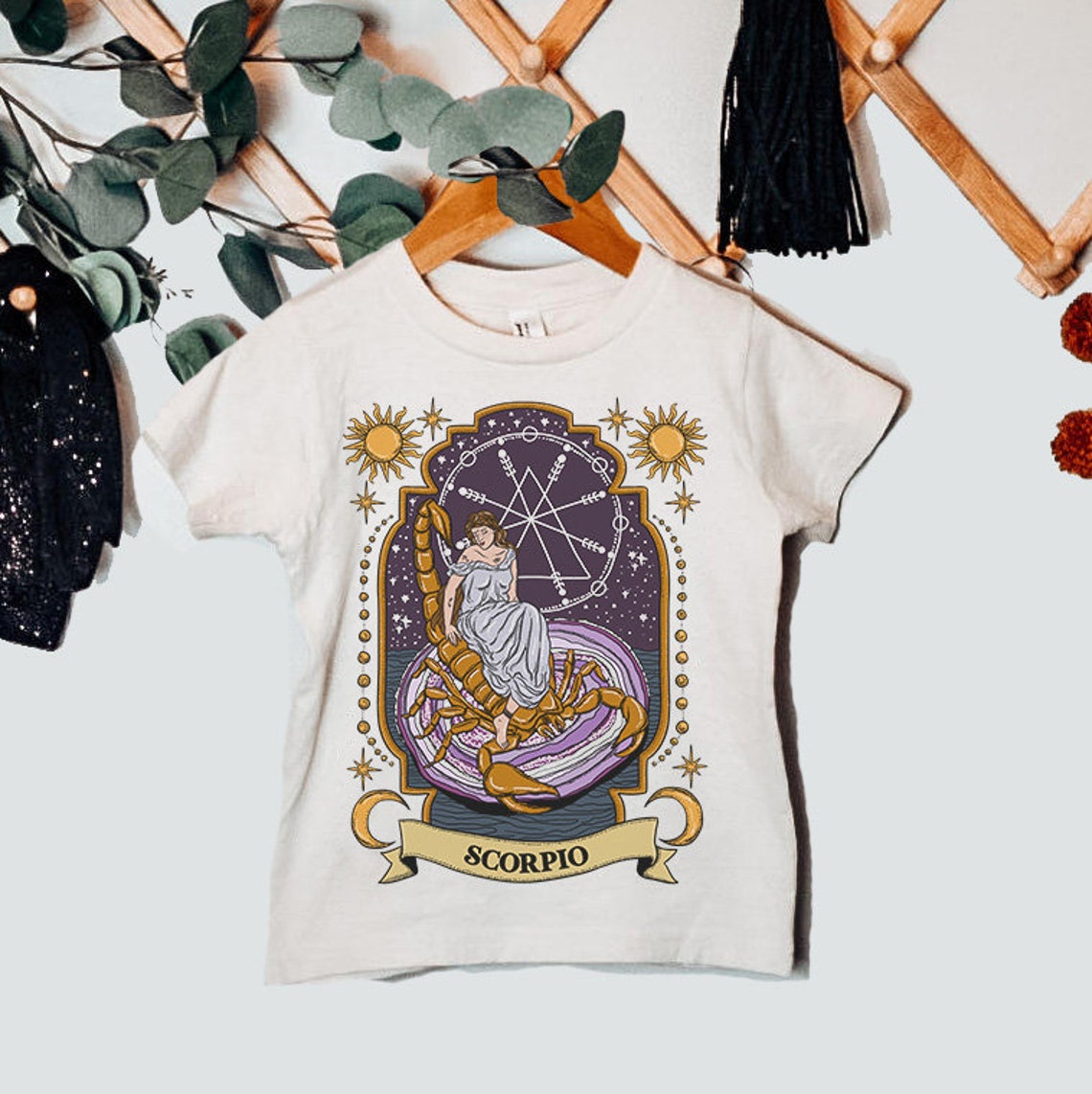 Scorpio Zodiac Kids Tee, Scorpio Tee, Zodiac Astrology Kids Gift ...
