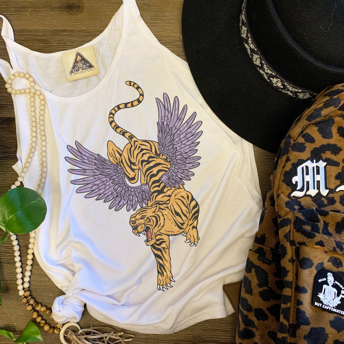 Tiger With Wings Tank Mystical Winged Tiger Tank Tiger Tank | Etsy