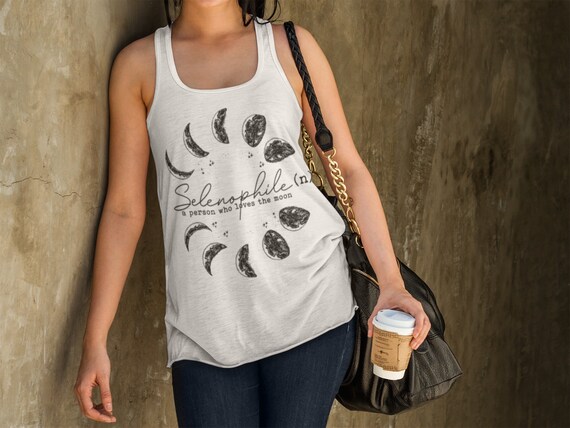 Moon Phases Tank Mystical Moon Phase Tank Moon Phases - Etsy