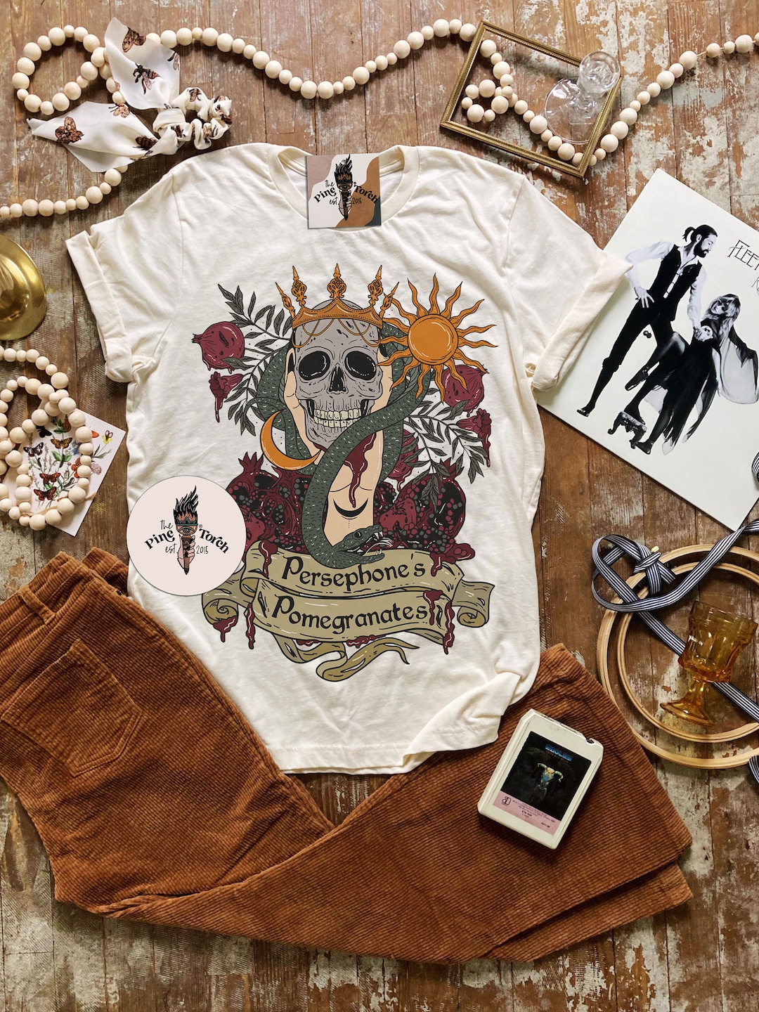 Persephone's Pomegranates Shirt, Persephone Goddess Shirt, Persephone ...