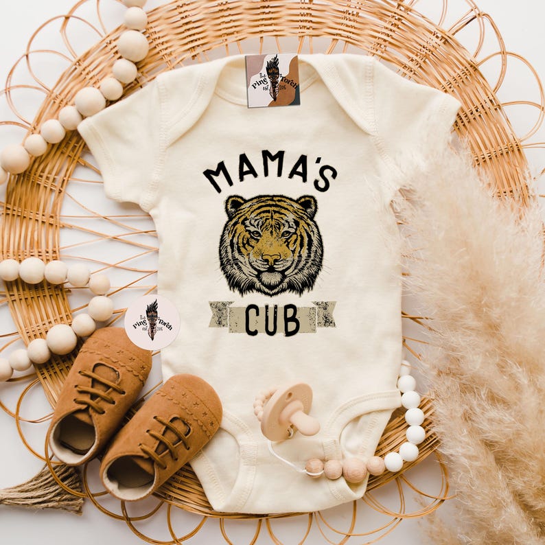 Tiger Cub Bodysuit, Tiger Baby, Mama's Cub Bodysuit, Wild Bodysuit ...