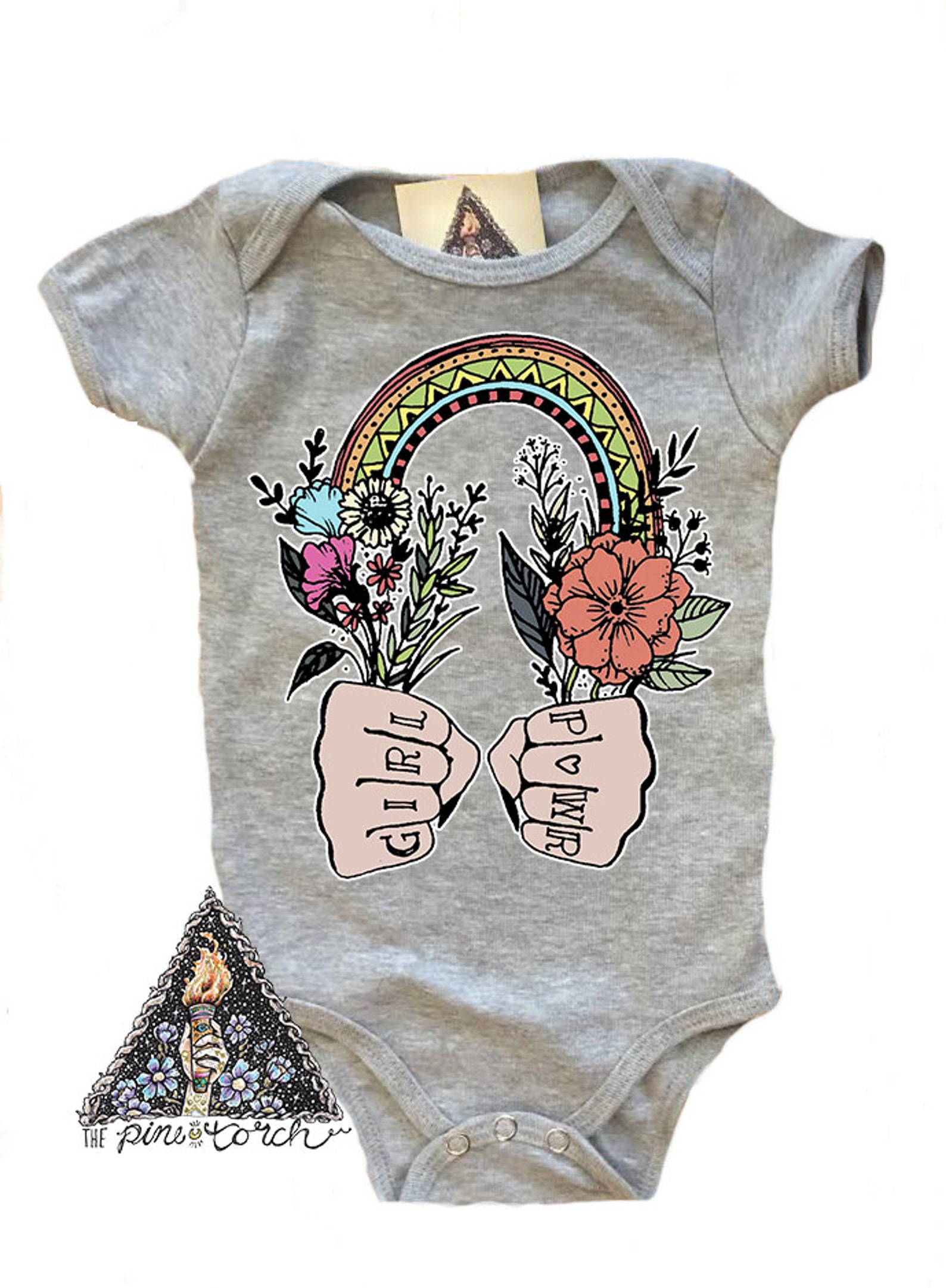 Girl Power Kids Tee, Feminist Tee, Girl Power Rainbow Tee, Girl Power ...
