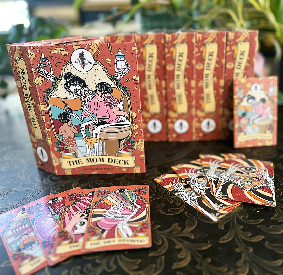 The Mom Deck, Skeleton Mom Tarot Deck, Tarot Card Mom Oracle Deck ...