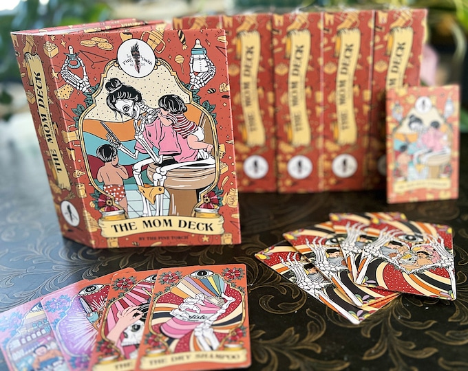 The Mom Deck, Skeleton Mom Tarot Deck, Tarot Card Mom Oracle Deck ...