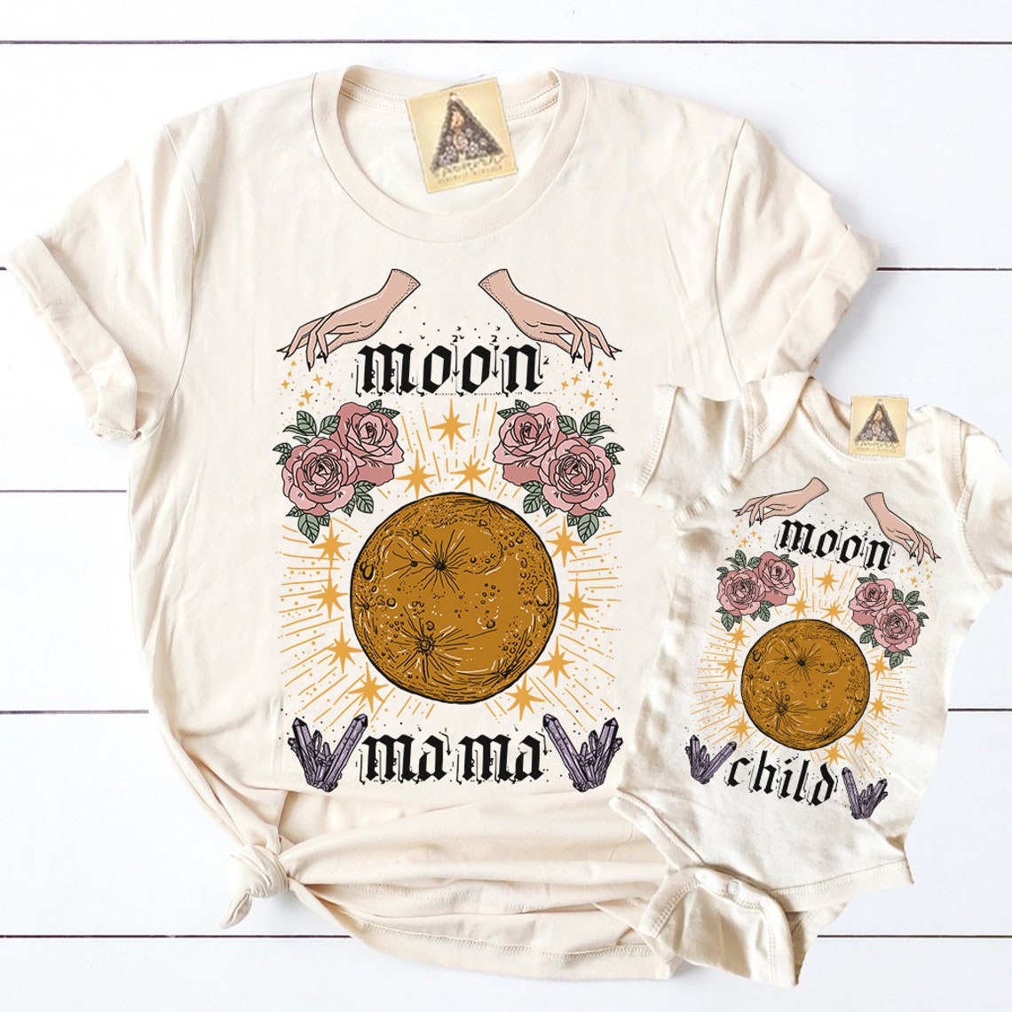 Moon Mama Moon Mother shirt Moon Mama Tee Mystical Moon | Etsy
