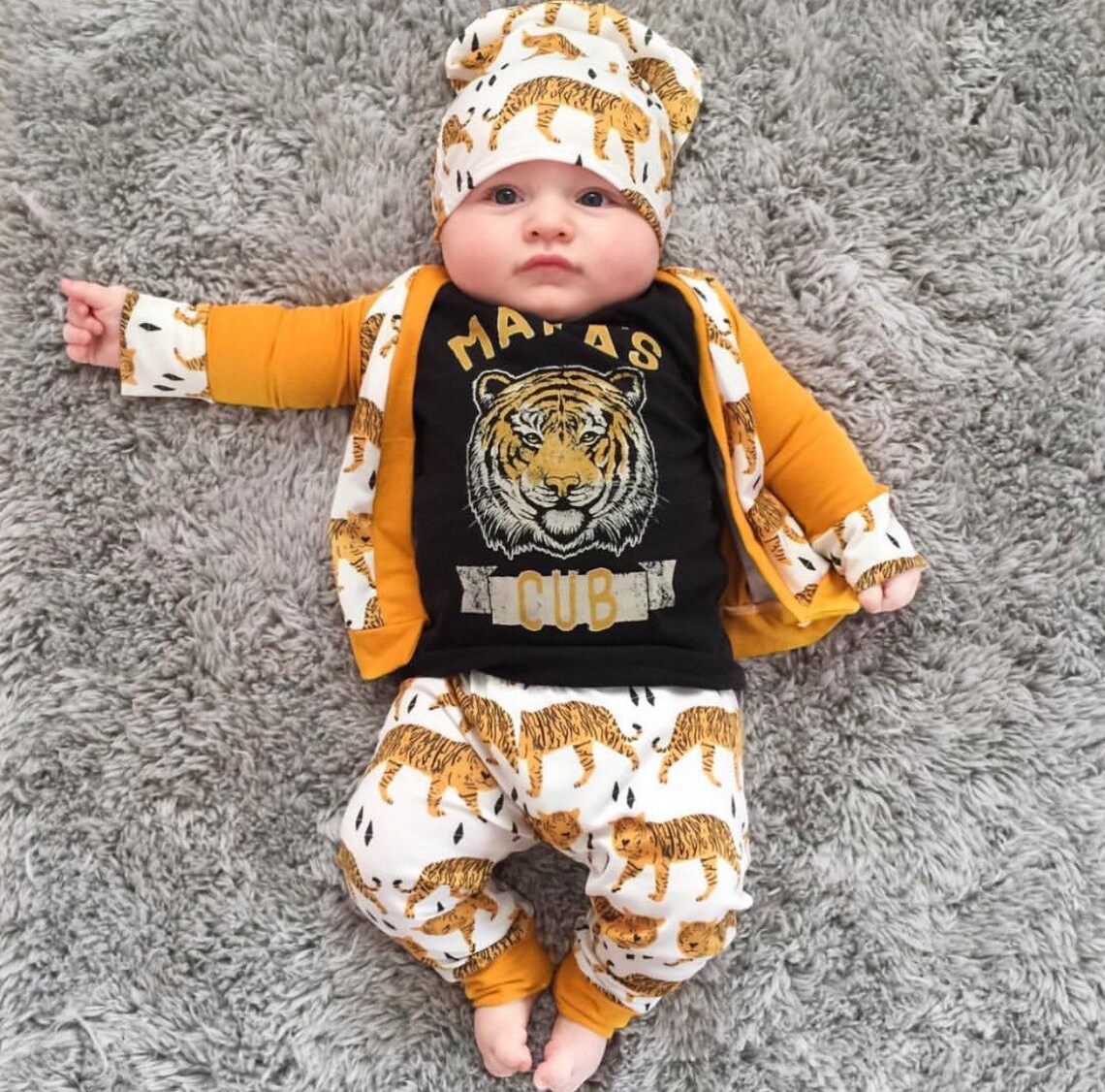 Tiger Cub Bodysuit Tiger Baby Mama's Cub Bodysuit Wild | Etsy