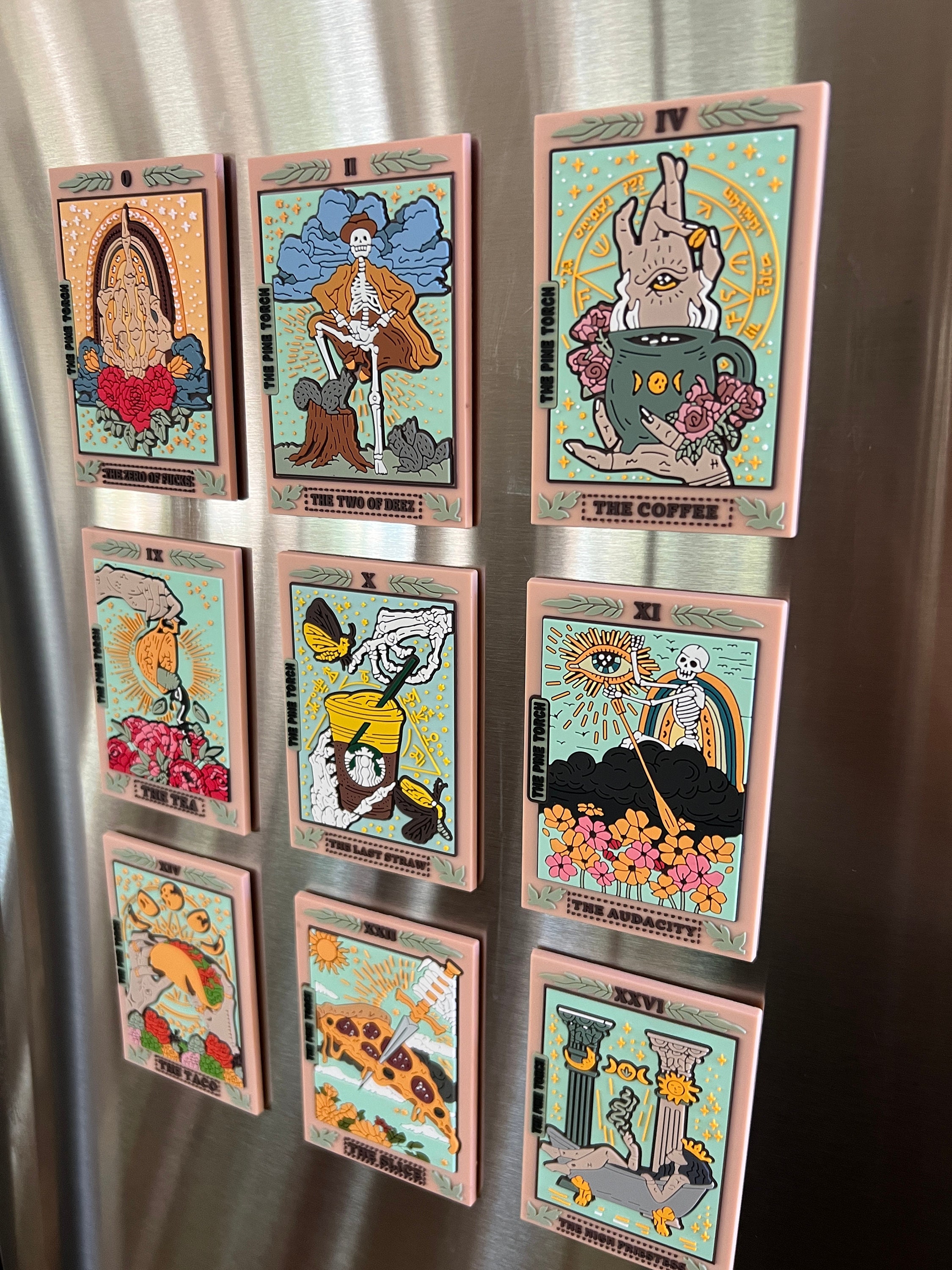 The Two of Deez Tarot Card PVC Soft Rubber 3D Magnet Tarot - Etsy