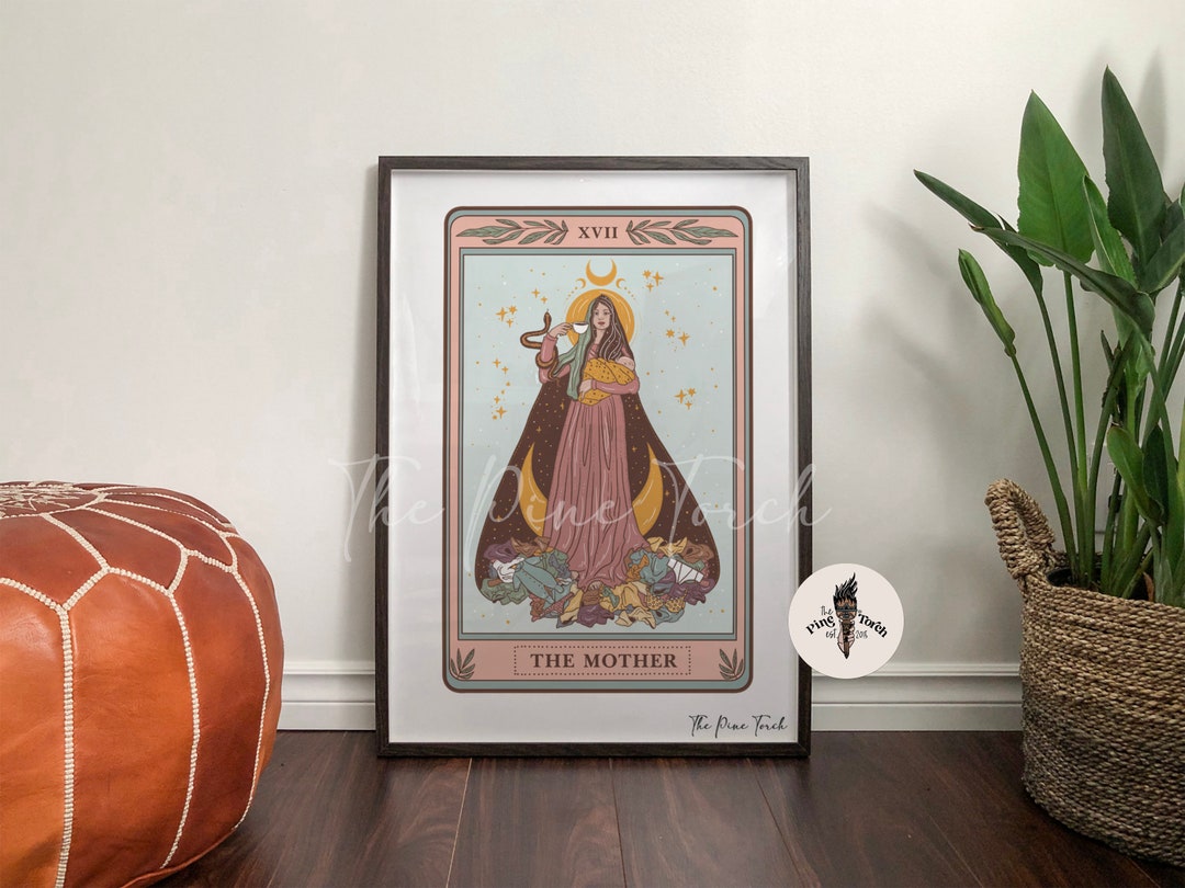 The Mother Tarot Framed Print, the Mother Tarot Card Poster, the Mother ...