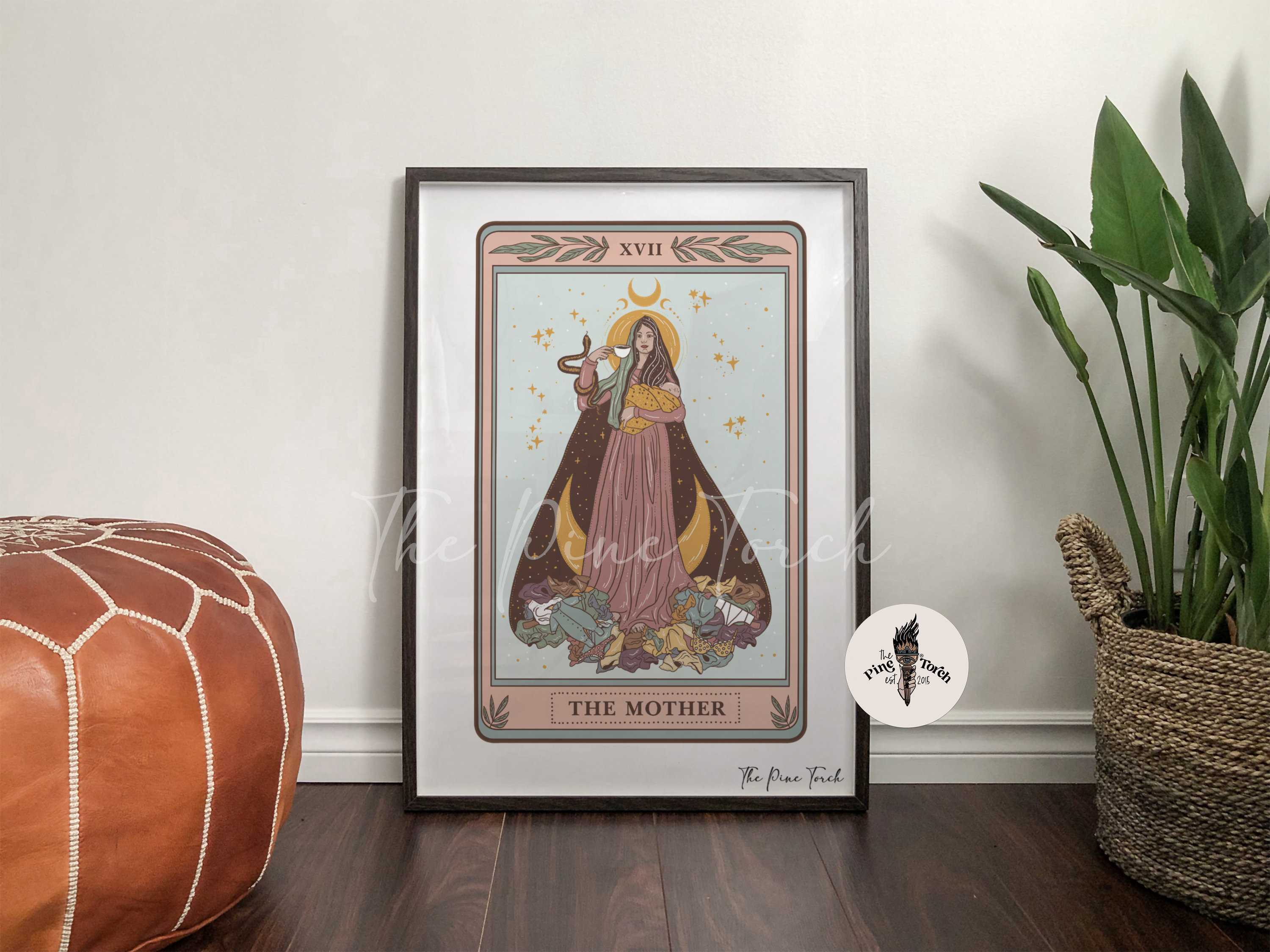 The Mother Tarot Framed Print the Mother Tarot Card Poster - Etsy