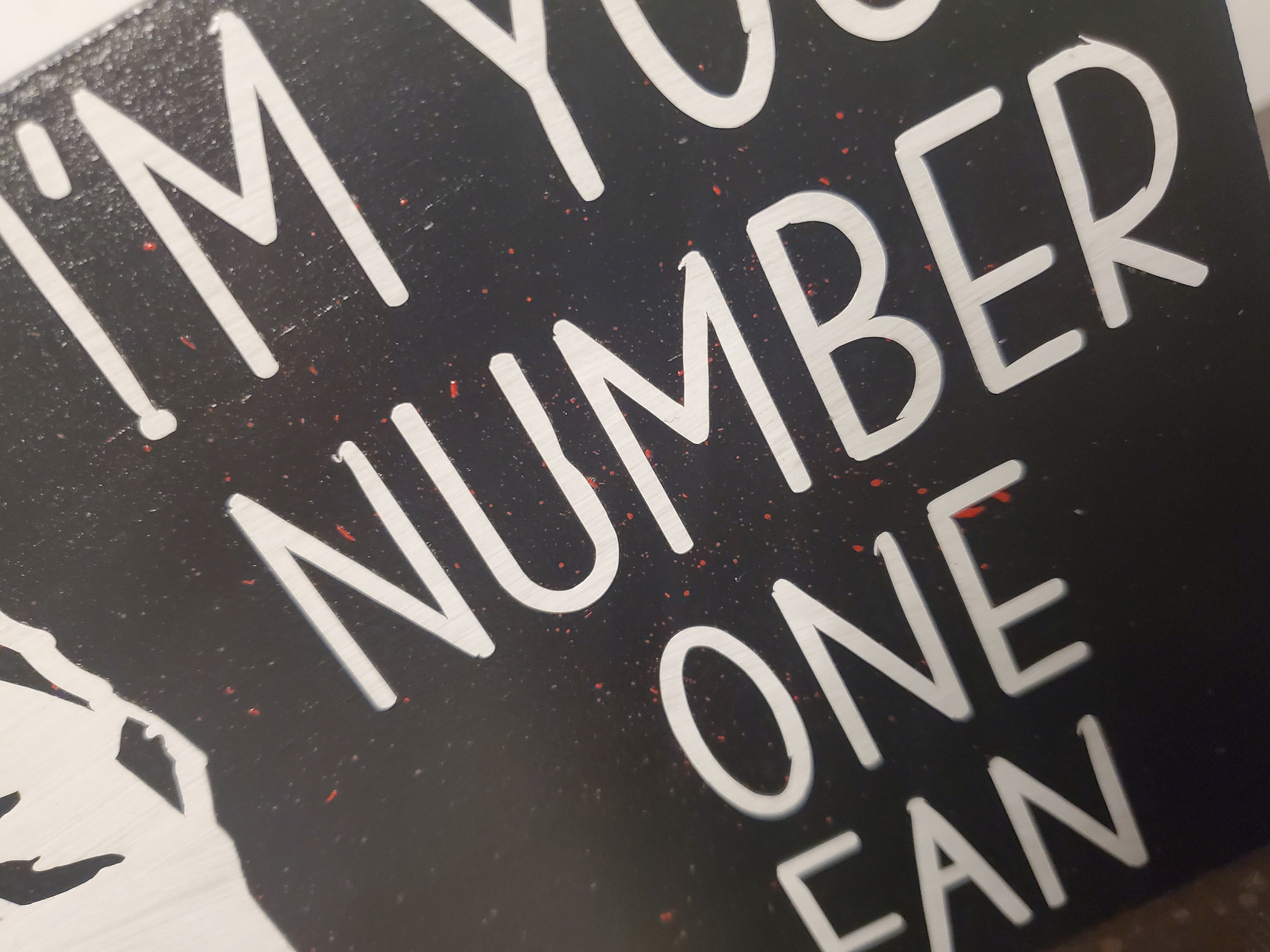 Custom sign Misery Sign Im Your Number One Fan Sign | Etsy