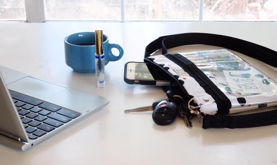 Crossbody Bag With Clear Vinyl Display Window Lipsense - Etsy