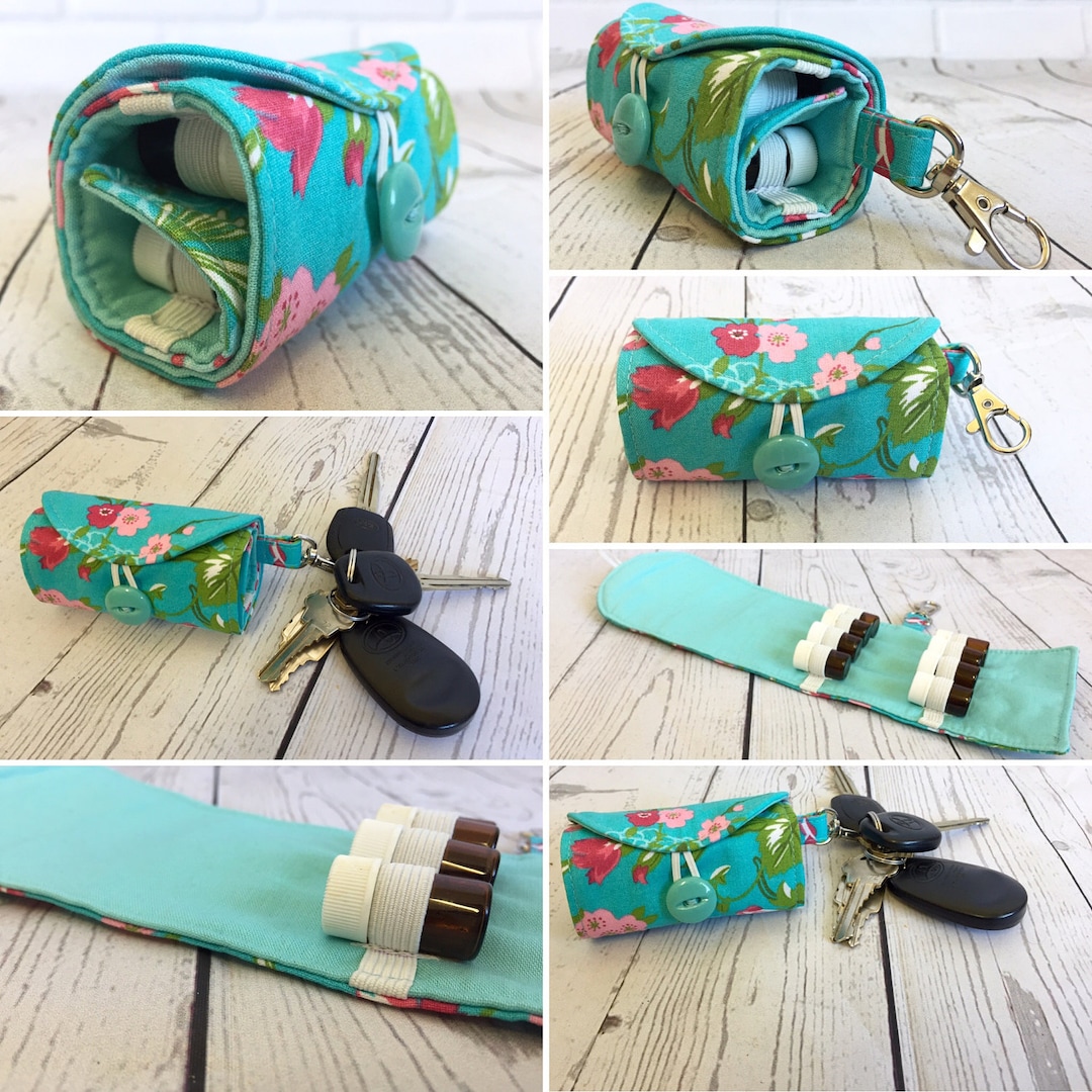 Essential Oils Key Ring Sewing Pattern - Essential Oils Sample Bottle ...