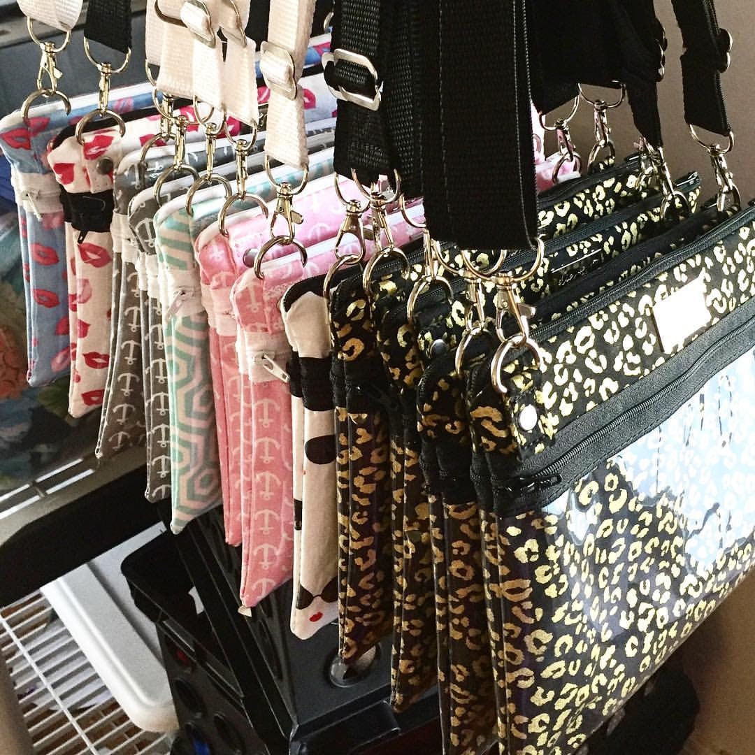 Crossbody Bag With Clear Vinyl Display Window Lipsense - Etsy