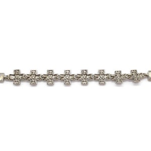 Premier Designs Marissa Cross Bracelet Silver Tone With Light - Etsy