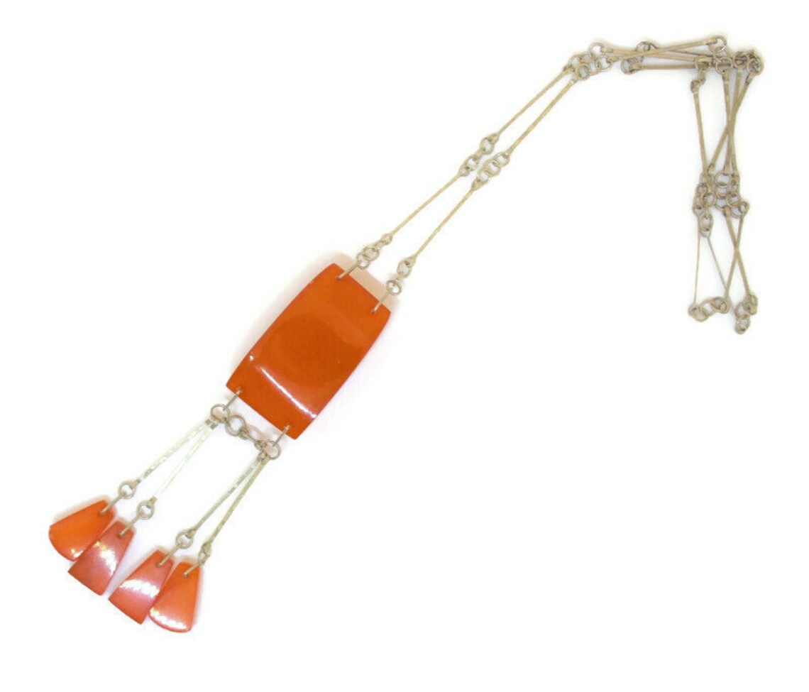 Geometric Butterscotch Natural Pressed Resin Dangle Pendant - Etsy