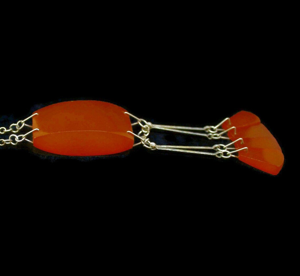 Geometric Butterscotch Natural Pressed Resin Dangle Pendant - Etsy