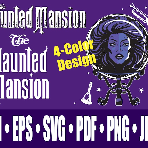 Haunted Mansion Madame Leota Png - Etsy