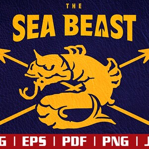 The Sea Beast Logo TITLE/EMBLEM Digital Files - Etsy