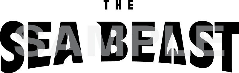 The Sea Beast Logo TITLE/EMBLEM Digital Files - Etsy