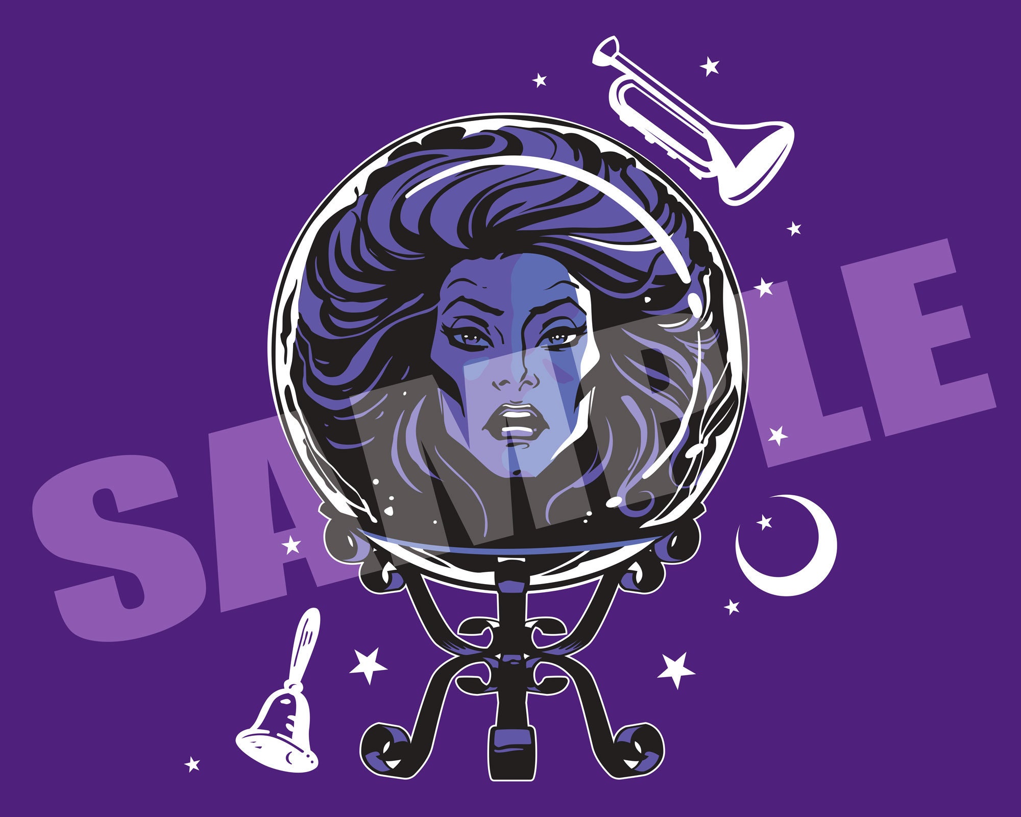 Haunted Mansion Madame Leota Vector Logo 2022 SVG PNG EPS - Etsy