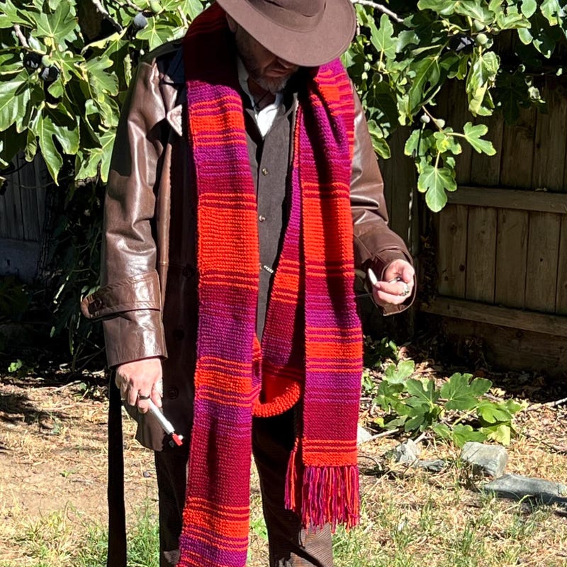 Tom Baker Scarf - Etsy