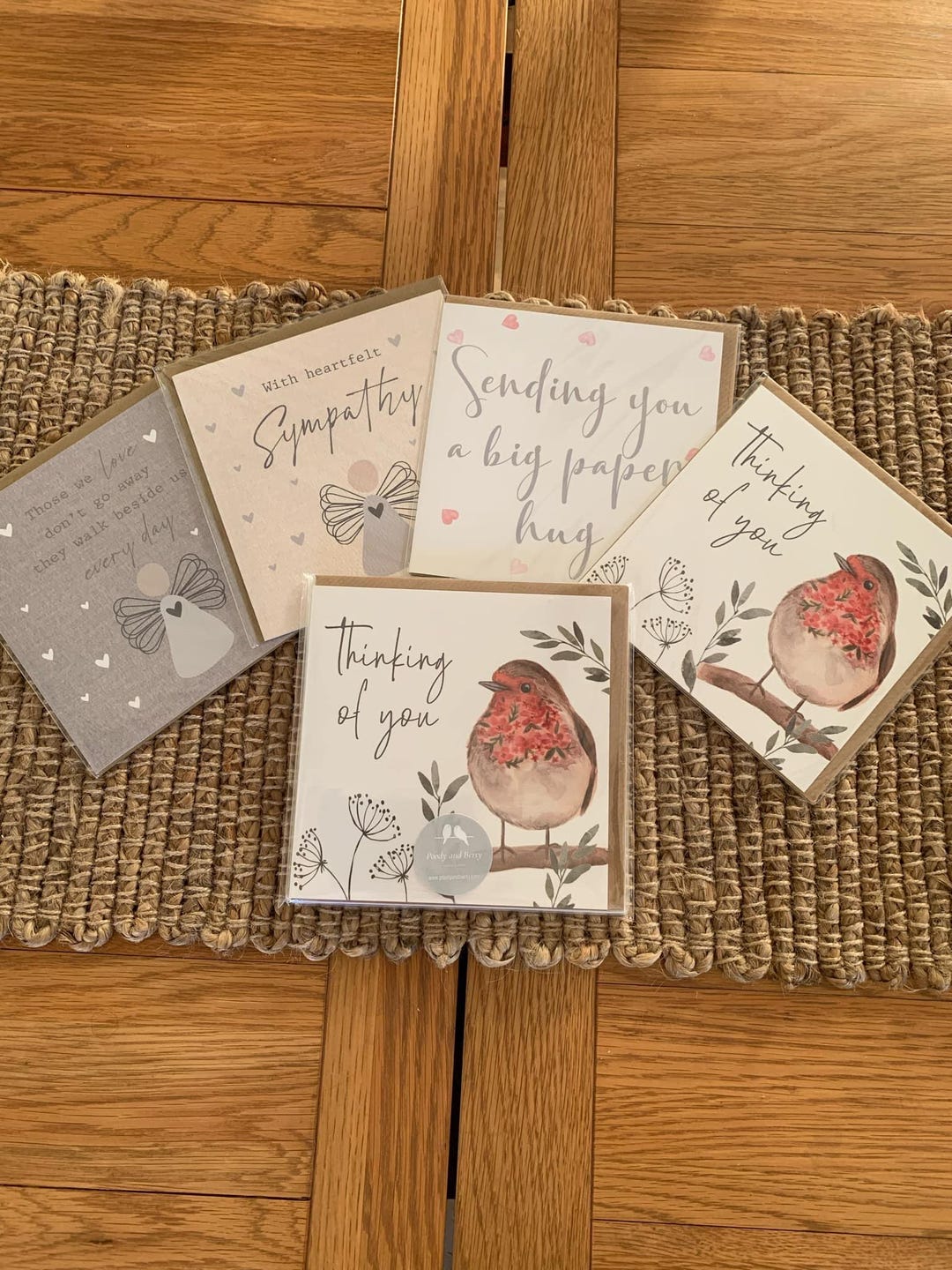 Blank Sympathy Cards - Pack of Four - Etsy