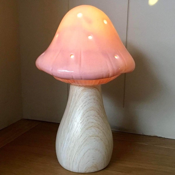 Toadstool Lamp - Etsy UK