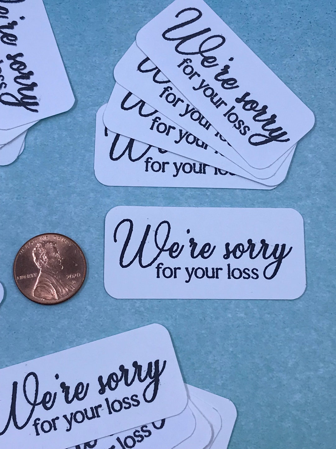 We’re Sorry for Your Loss Card Sentiments/sympathy Card Sentiments/card ...