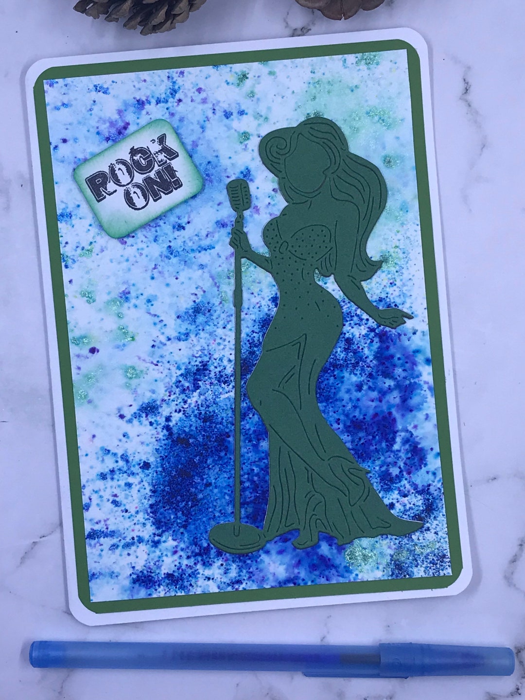 Congratulations Singer Card With Envelope - Etsy