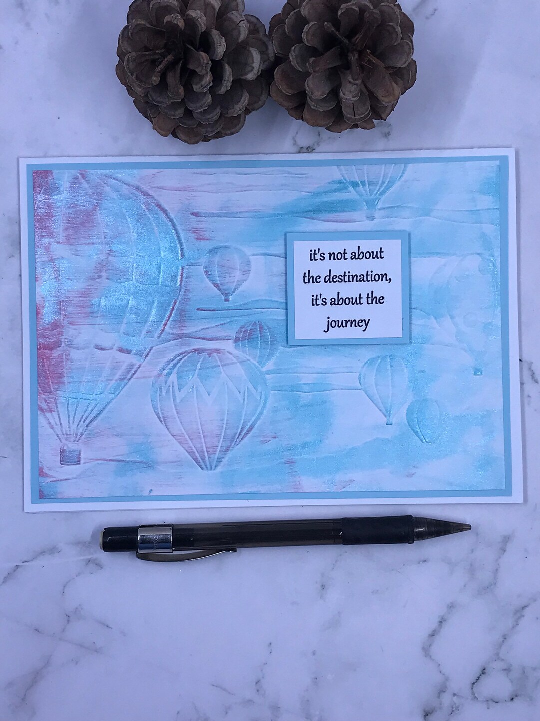 It’s Not the Destination Card/encouragement Cards/handmade Cards ...