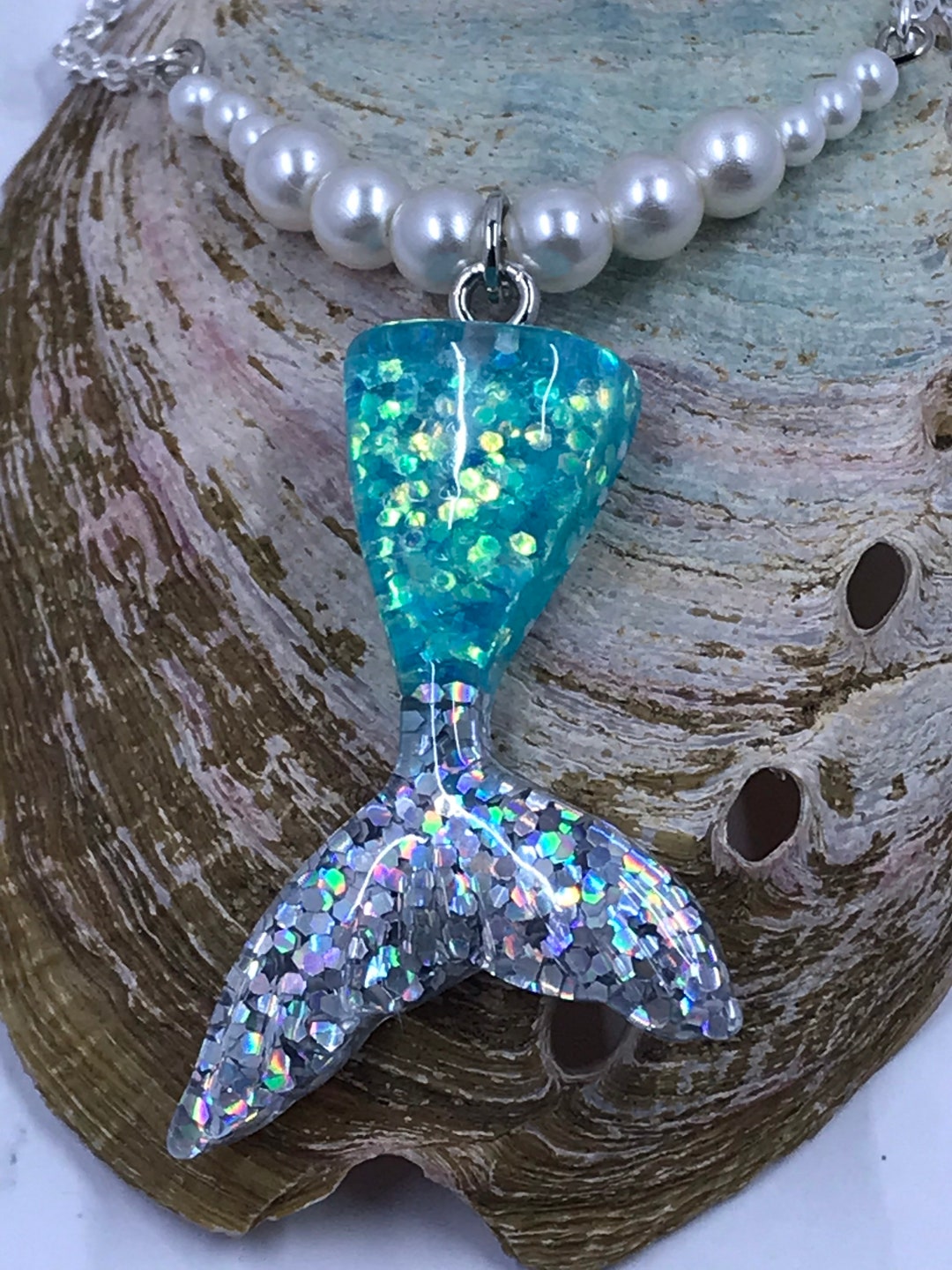 Mermaid Tail Necklace/mermaid Tail Charm/girls Necklace/mermaid Jewelry ...