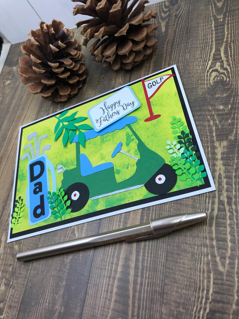 Happy Father’s Day Golf Card - Etsy