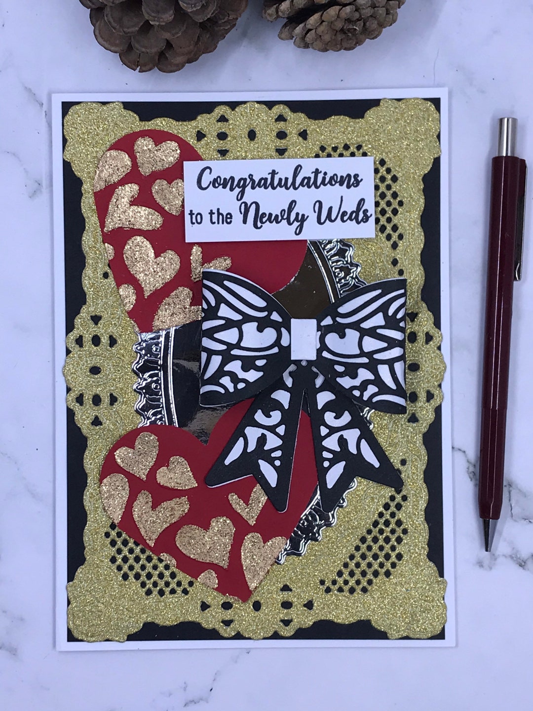 Congratulations to the Newly Weds Card/wedding Cards/greeting Cards ...