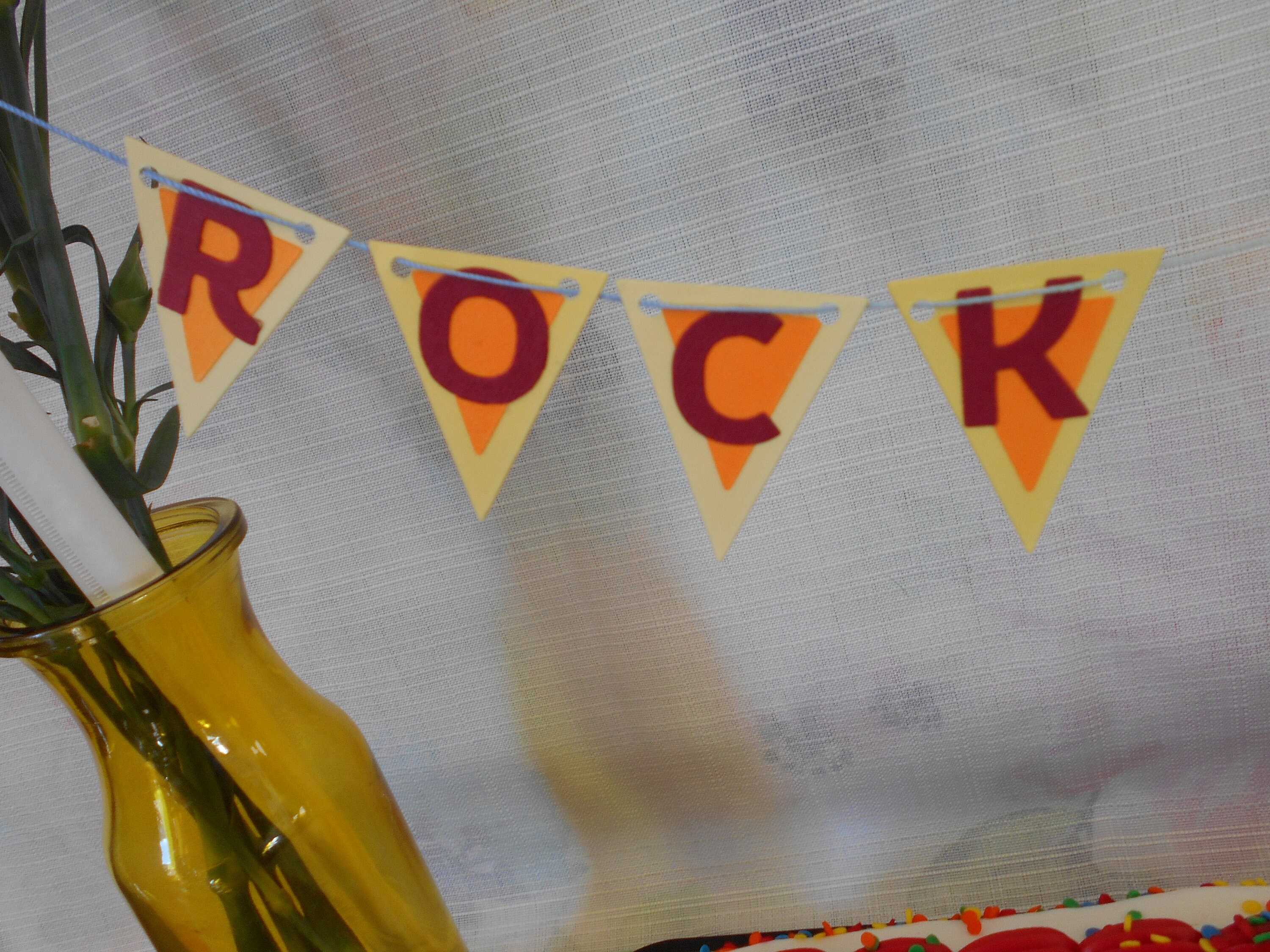 Rock Star Cake Topper/cake Banner/cake Bunting/rock Star Cake - Etsy