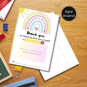 Teacher Appreciation Week Gift Card Holder | Thank You Gift Card Holder ...