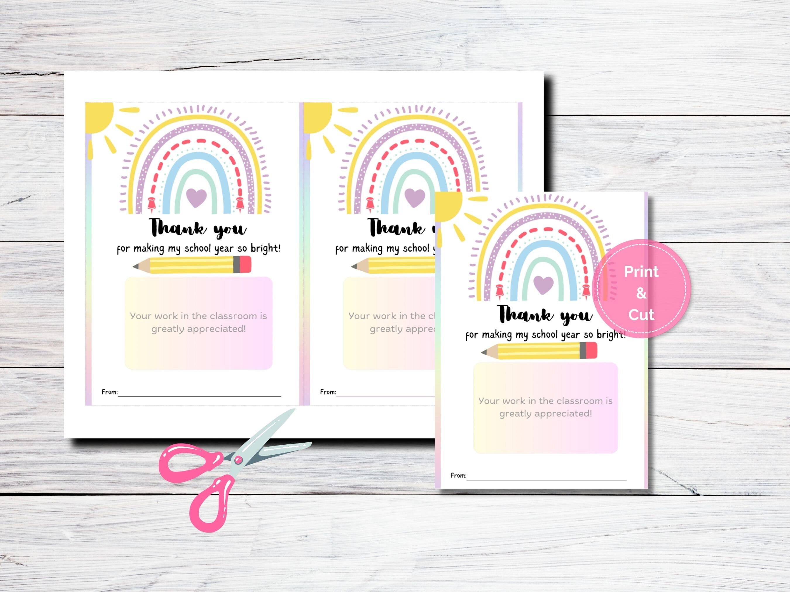 Teacher Appreciation Week Gift Card Holder Thank You Gift Card Holder ...