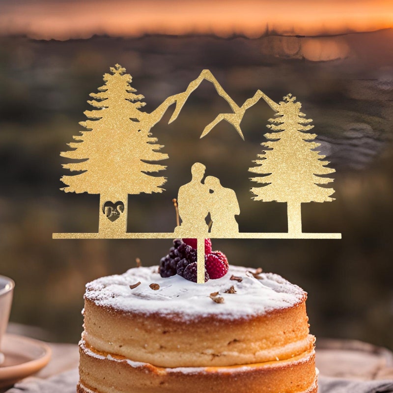 Rustic Cake Toppers - Etsy