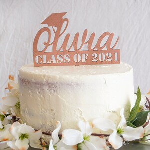 Personalized Graduation Cake Topper Graduation Party Décor College Grad ...