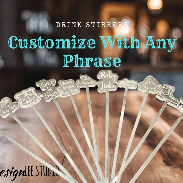 Cocktail Stirrers - Etsy
