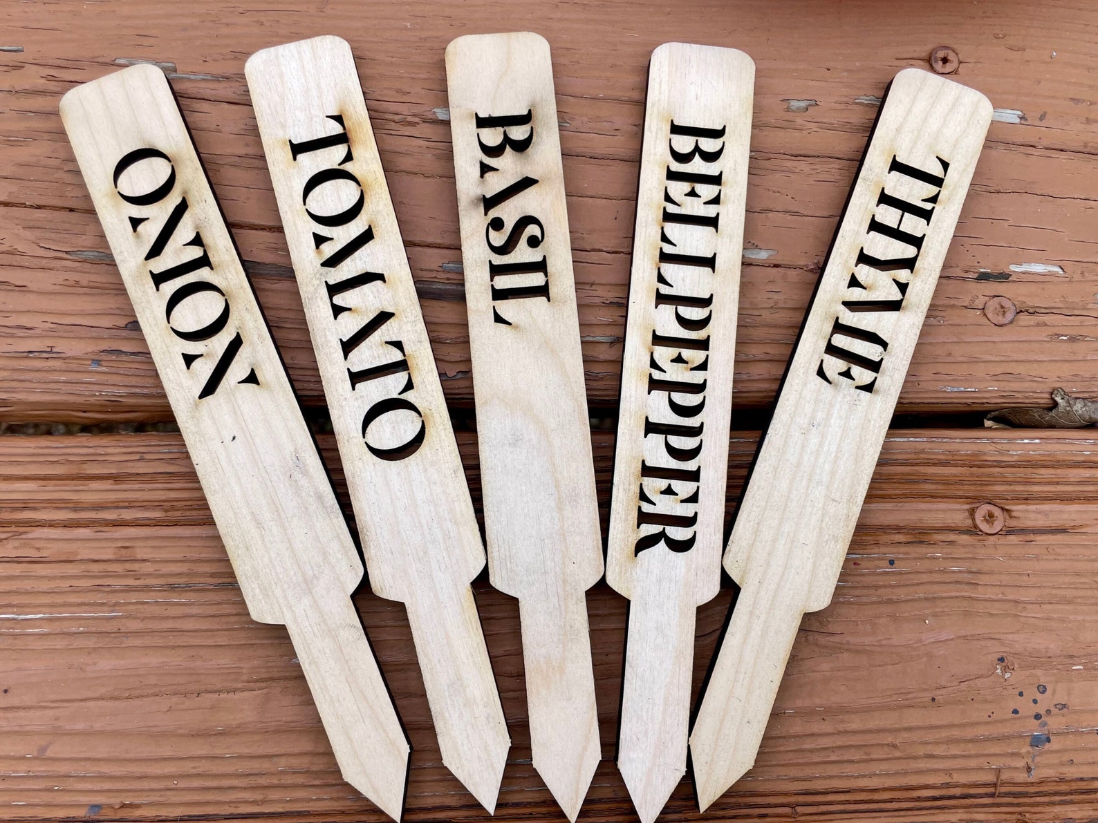 Garden Marker Handmade Plant Stakes for Herb Gardening Gift Garden ...