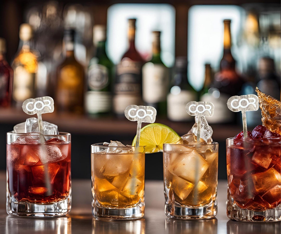 Personalized Wedding Drink Stirrer Logo Drink Topper Custom Bridal ...