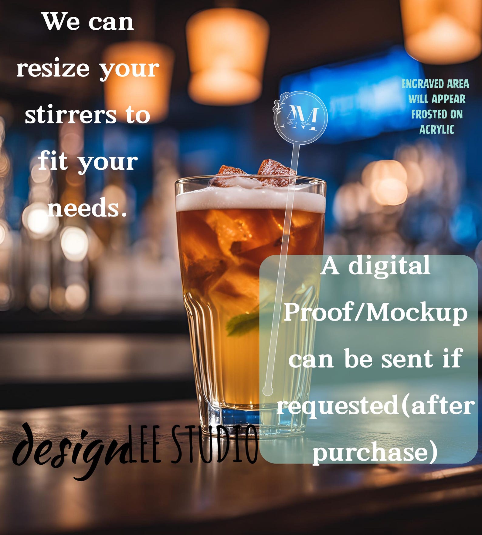 Logo Stir Stick for Corporate Event Drink Stirrers Personalized ...