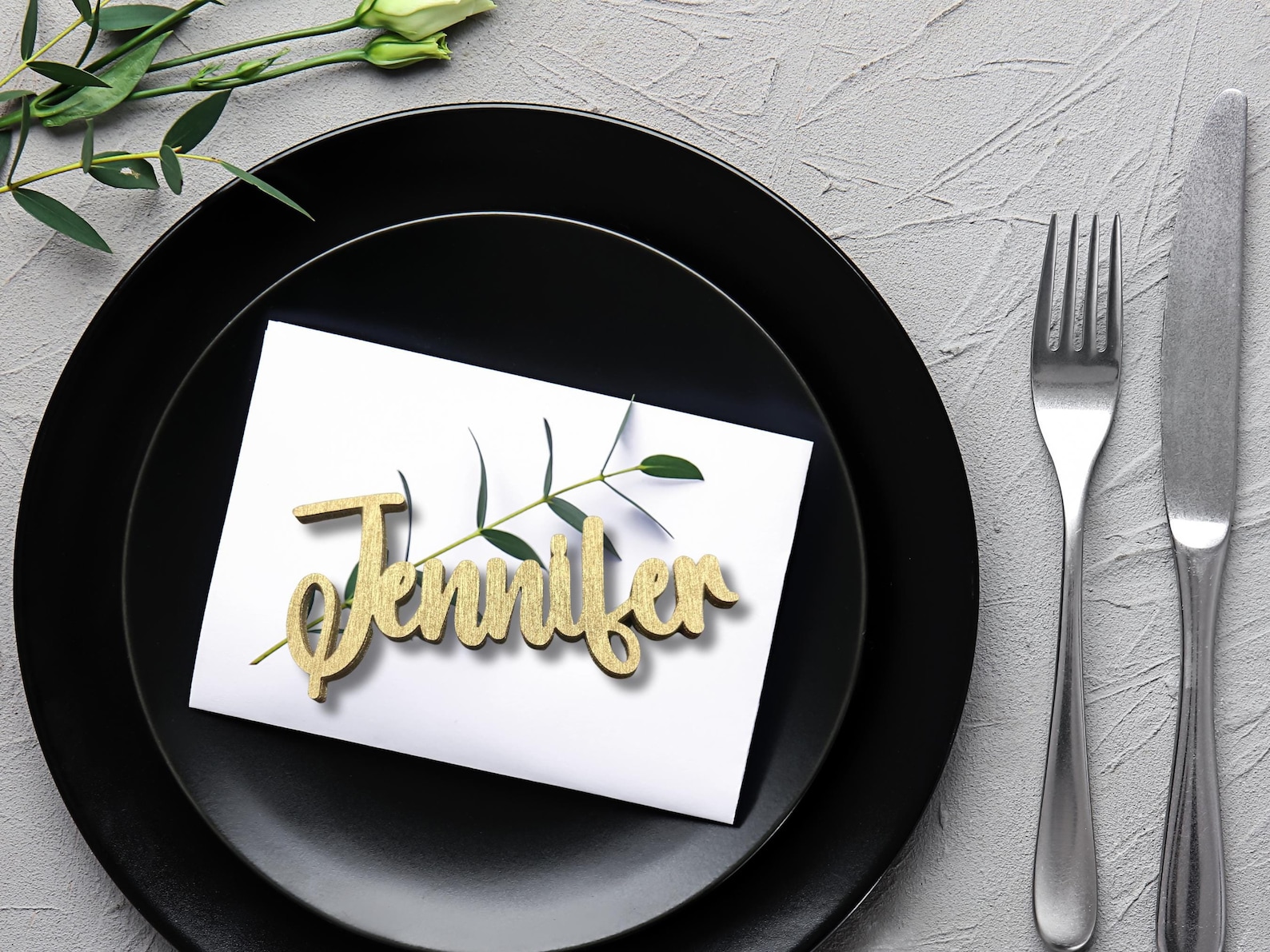 Name Plate Wedding Name Plate Wooden Setting Wedding Name Place Card ...
