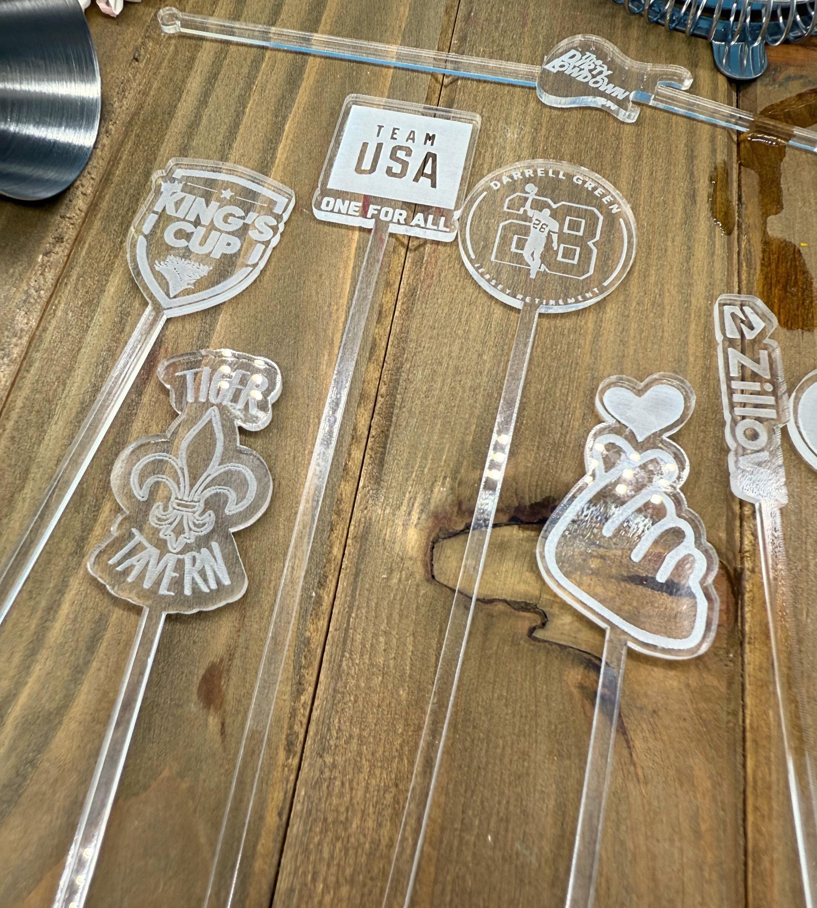 Company Logo Stir Stick Personalized Drink Stirrers Branded Swizzle ...