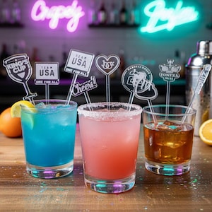 Custom Stir Stick for Wedding Personalized Drink Stirrers Birthday ...