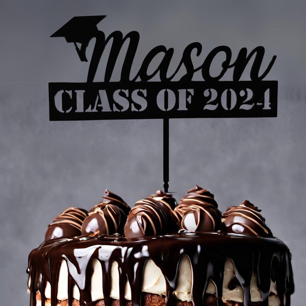 Personalized Graduation Cake Topper - Etsy