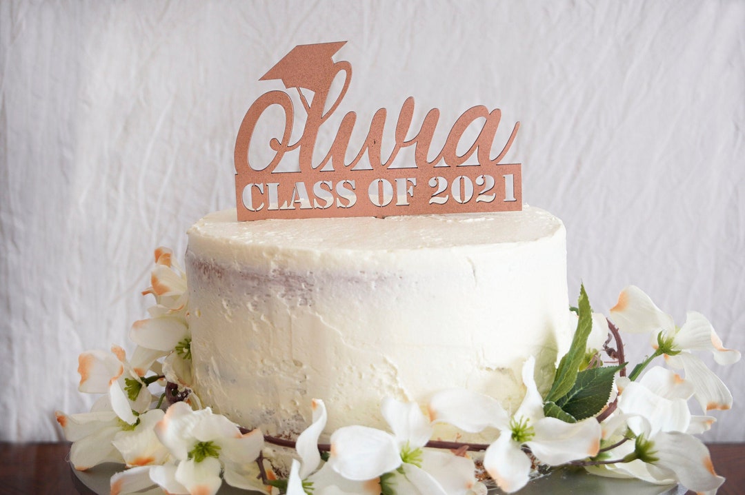 Graduation Cake Topper Congrats Class 2022 Cake Topper - Etsy