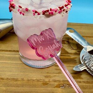 Custom Stir Stick for Wedding Personalized Drink Stirrers Birthday ...
